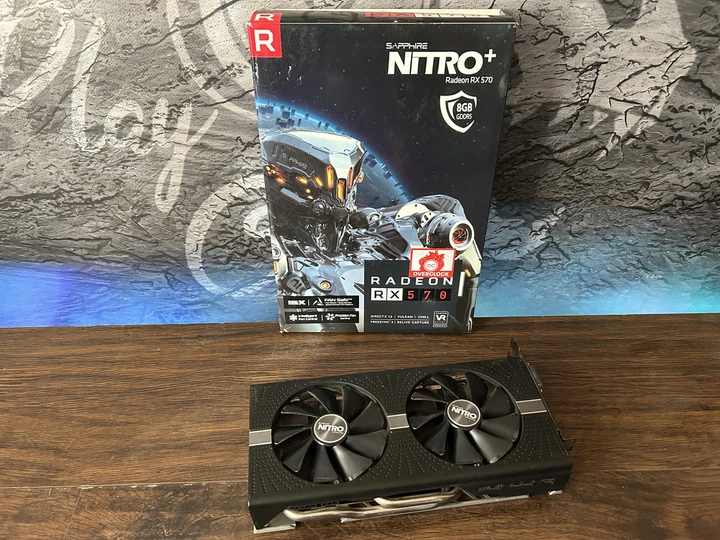 Видеокарта Sapphire RX 570 Nitro+ 8GB GDDR5 (11266-09) Б/У – фото ...