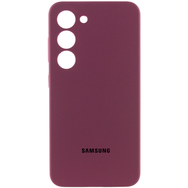 Противоударный Чехол Silicone Cover Lakshmi Full Camera (AAA) with Logo для Samsung Galaxy A34 ...