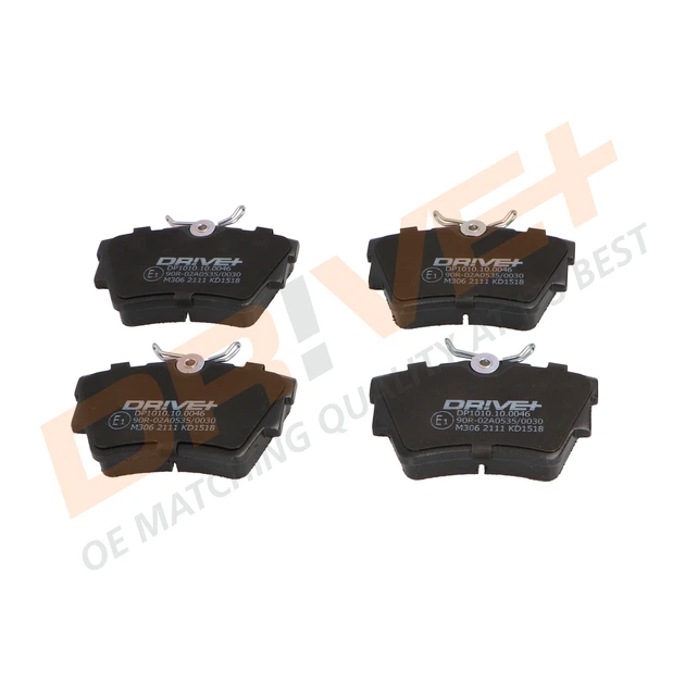 Комплект гальмівних накладок, дискове гальмоDrive+DP1010.10.0046 Drive ...
