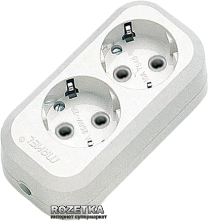 Мережевий подовжувач Makel з заземленням без кабелю 2 розетки (MGP111) – фото, відгуки ...