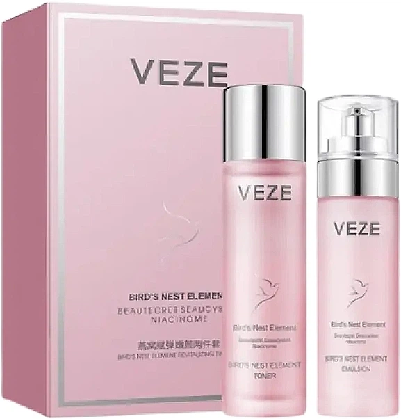 Набор - Veze Bird`s Nest Extract Niacinome Set (toner/120ml+ser/80ml ...
