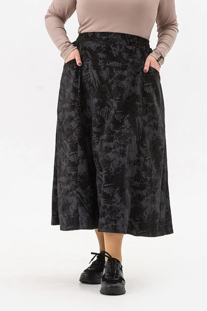 Спідниця EMMA чорна 5XL (3042484) – Брендовая одежда | ROZETKA