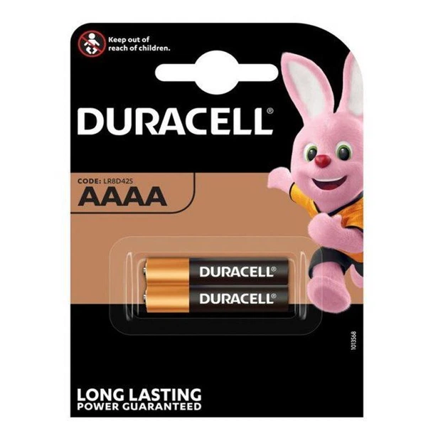 Батарейка AAAA Duracell alkaline (LR61; LR8D425) блістер по 2шт (58657 ...