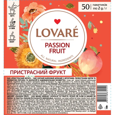 Чай Lovare "Passion fruit" 50х2 г (lv.72151) от продавца: ELECTRON – ROZETKA – купить в Киеве с ...