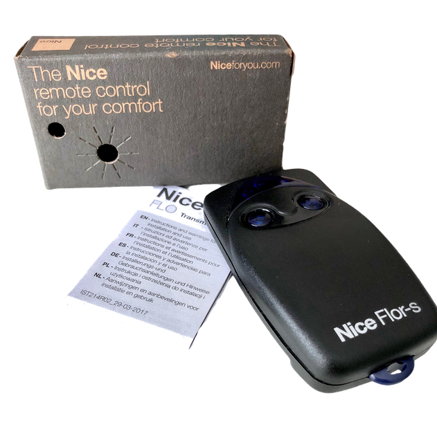 Пульт для воріт Nice FLO2R-S (від воріт 2-х канальний) – фото, відгуки, характеристики в ...