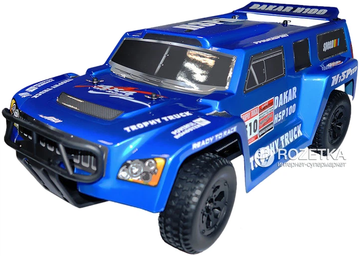 Модель автомобиля HSP Hummer Dakar H100 Electric Trophy-Truck RTR 4WD 1 ...