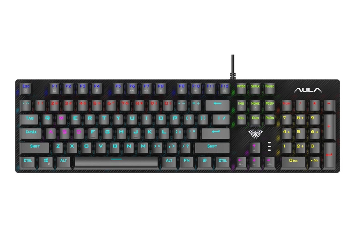 Клавіатура Aula Mechanical S2022 Black keycaps, Blue switch – фото, відгуки, характеристики в ...