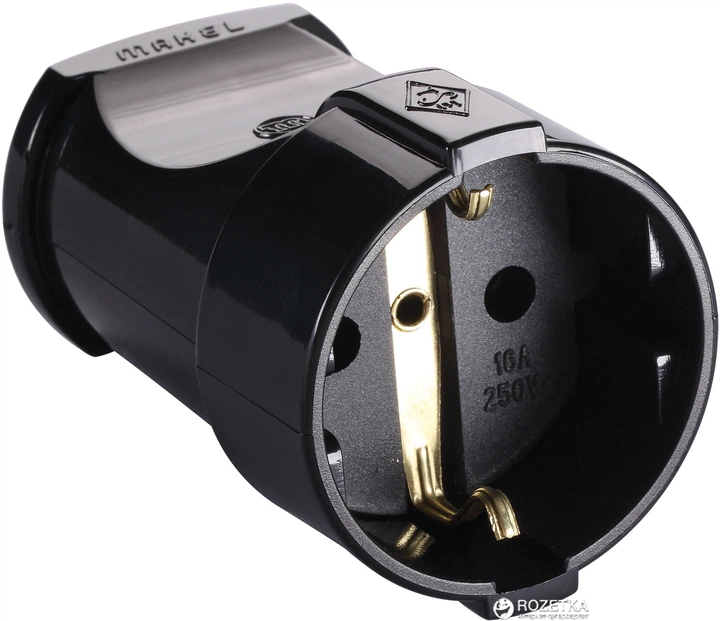 Переносная розетка Makel 2K+3 с заземлением Черная (10053) – фото, отзывы, характеристики в ...