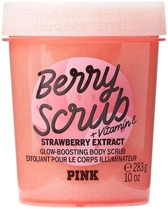 Скраб для тела Victoria's Secret Pink Berry Scrub StrawBerry + Vitamin ...