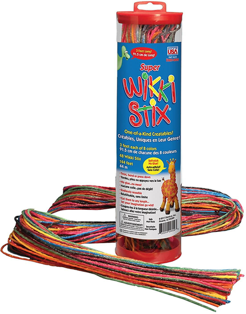 Восковые нити Wikki Stix 91.5 см 48 деталей (0732204008093) – фото ...