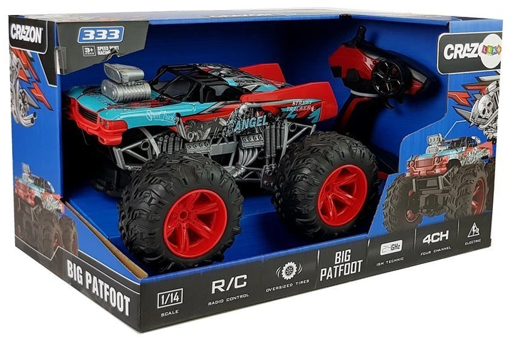 Внедорожник на радиоуправлении LEAN Toys Big Patfoot 1:14 ...