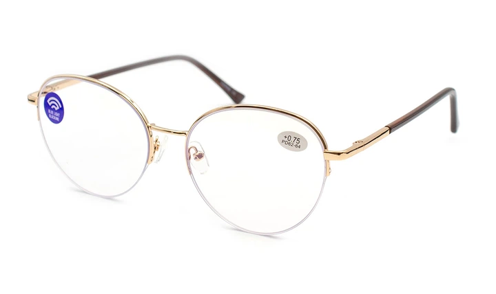 Окуляри для зору Verse 23101-C2 Blue Blocker у металевій оправі +1,00 – купить онлайн на ROZETKA