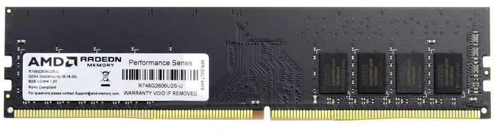 Модуль пам'яті AMD DDR4 8Gb Radeon R7 Performance 2666 MHz ...