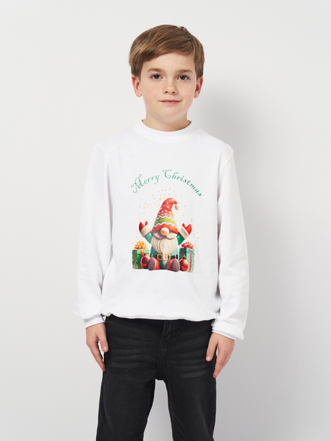 Детский теплый свитшот новогодний для мальчика Smile Time Christmas ...