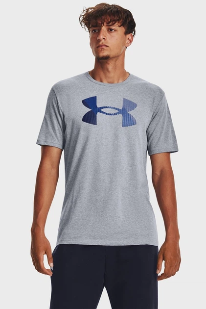 Чоловіча сіра футболка UA BIG LOGO FILL SS Under Armour L 1379451-035 ...