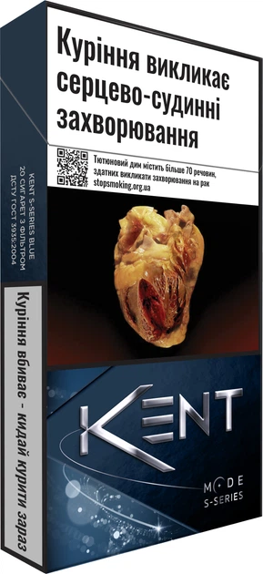 Блок сигарет з фільтром Kent Mode S series Blue x 10 пачек ...