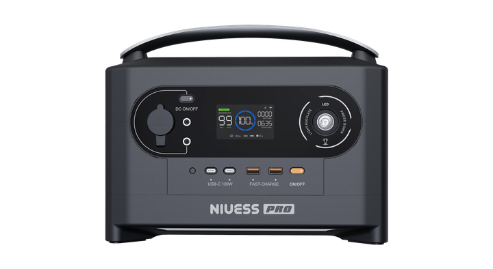 Зарядная станция NIUESS NE-700 Pro / 700 Вт / 720 Вт⋅ч / Li-Ion Black ...