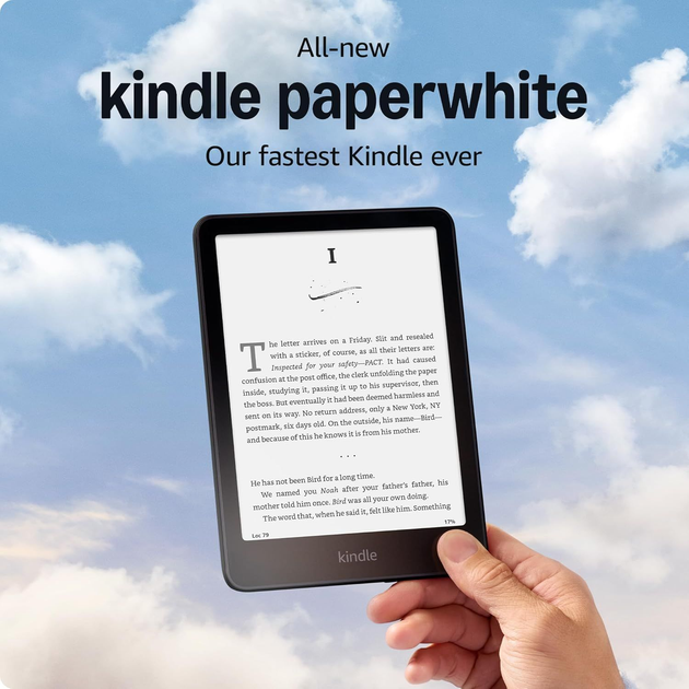 Электронная книга Amazon Kindle Paperwhite 12th Gen. 16GB (2024) Black ...