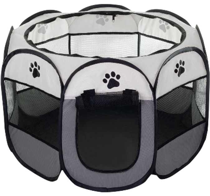 Манеж для котов и кошек Pet Style "Домик" Серый 91х91х58 см от продавца ...