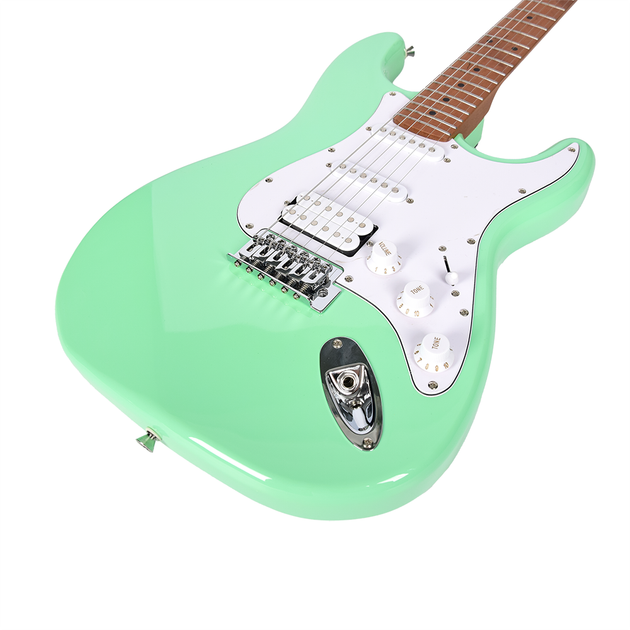 Електрогітара Deviser L-G2S ST GR (комплект з комбо на 15 ват, тюнер, ремінь, кабель, струни ...