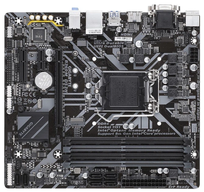 Материнская плата Gigabyte B360M DS3H (s1151 v2, Intel B360, M.2 , PCI ...