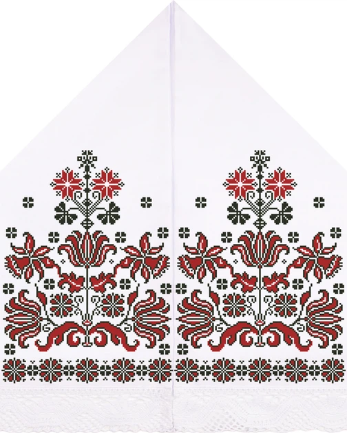 Схема для вишивки бісером і нитками Барвиста Вишиванка Рушник для