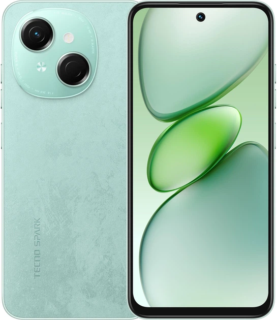 Мобільний телефон Tecno Spark Go 1 (KL4) 3/64GB Magic Skeen Green (4894947050077) – фото ...