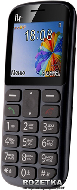Мобильный телефон Fly Ezzy 8 Grey – фото, отзывы, характеристики в ...