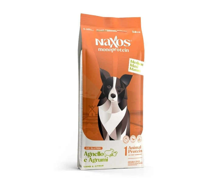 Сухий корм Adragna Naxos Mature Medium/Maxi Lamb and Citrus для старших ...