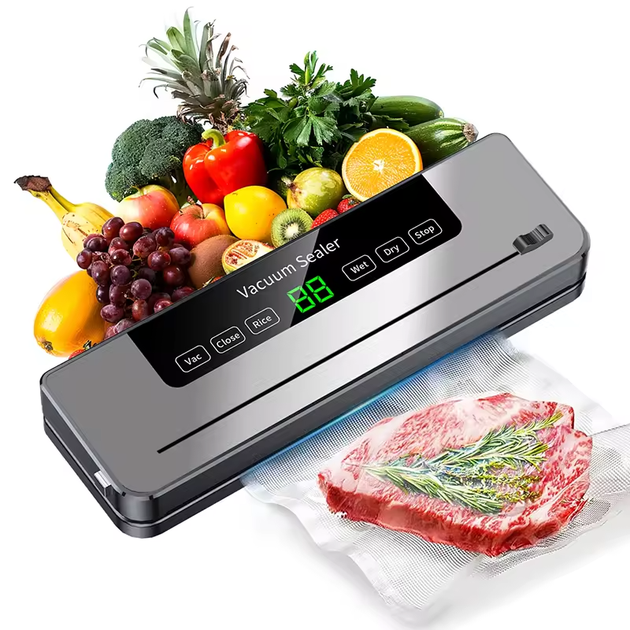 Вакууматор для сухих и влажных продуктов с функцией УФ-стерилизации и ...