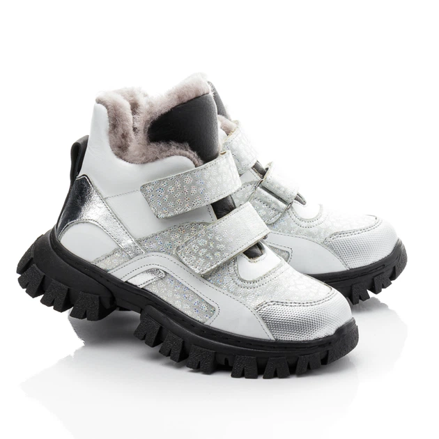 Зимние ботинки Papi 33 белый, серебряный (10394) от продавца: KM shoes ...
