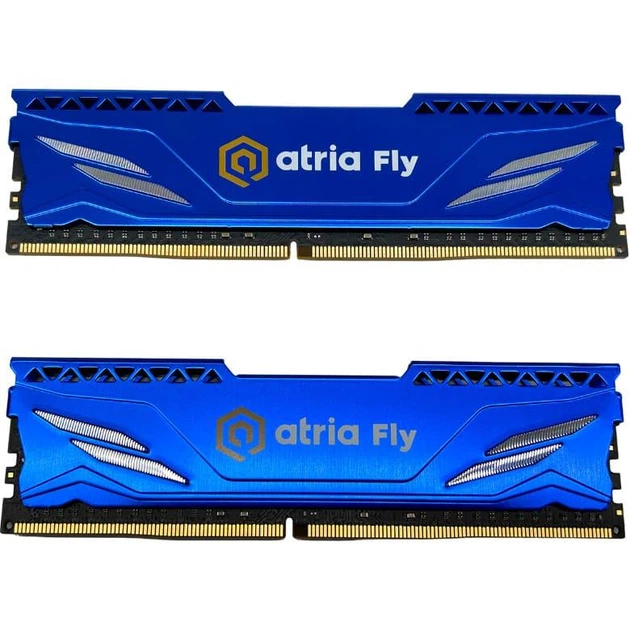 Модуль пам'яті ATRIA DDR4 32Gb (2x16) 2666MHz Fly Blue UAT42666CL19BLK2 ...