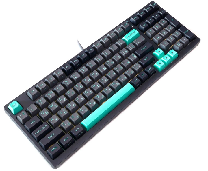 Клавіатура A4TECH Fstyler FS300 USB Panda Rock Climbing чорний 287775 ...