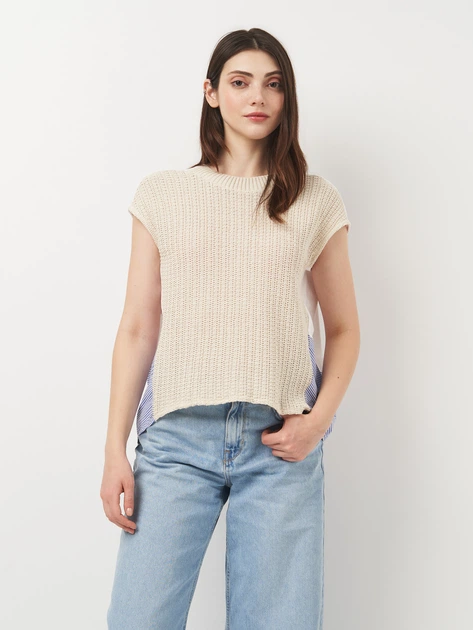 Футболка женская Zara 5644/455 S Бежевая (05644455250020) – в интернет ...