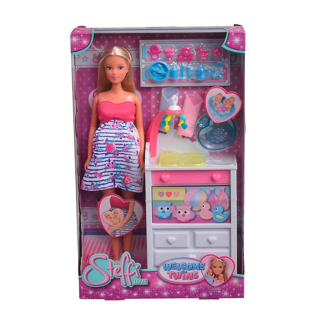 Набір ляльковий Steffi Вагітна двійня з немовлятами Simba IG-OL185940 ...