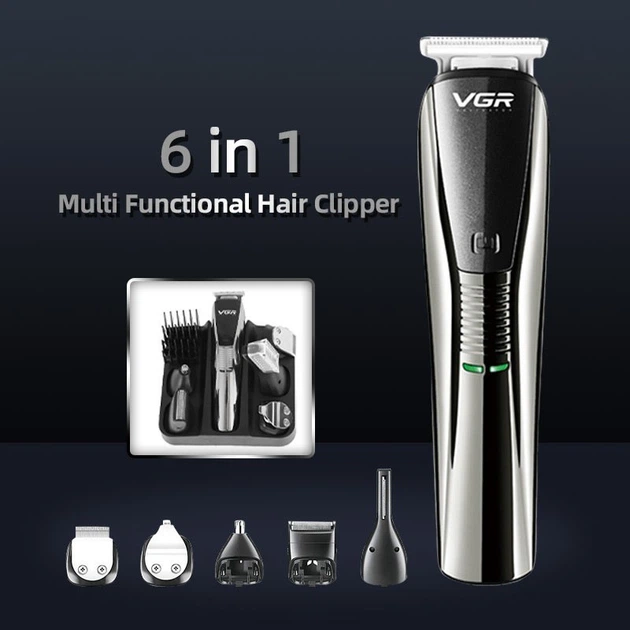 Без проводов и с аккумулятором, машинка для стрижки VGR V-029 представляет собой универсальный ...