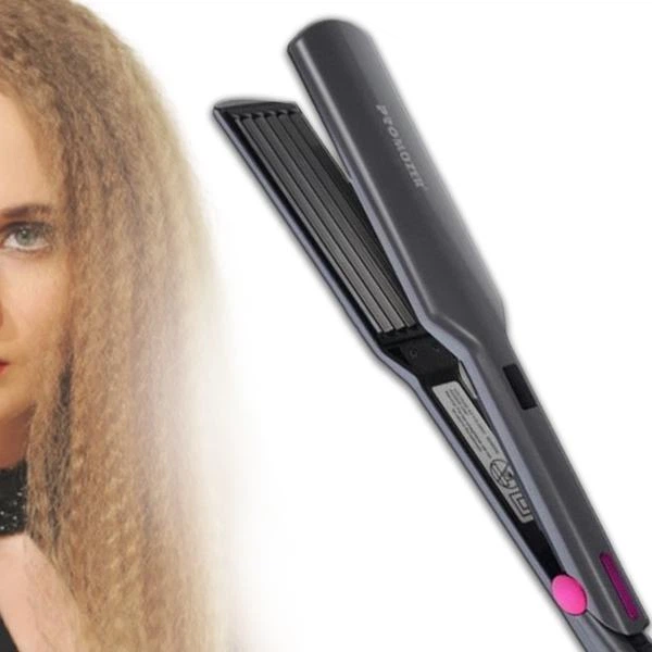 Плойка гофре щипцы утюжок мелкое гафре для укладывания волос с дисплеем ...