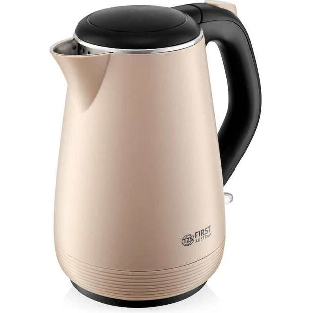 Електрочайник FIRST FA-5407-4-CR 1200Вт 1л фарбована сталь подвійні ...
