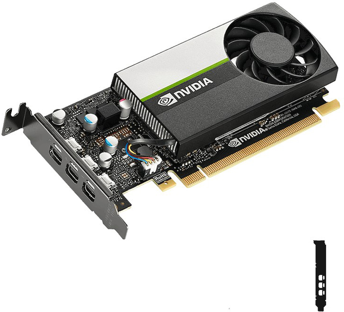 Видеокарта Asus PCI-Ex NVIDIA T400 4GB GDDR6 (64bit) (1420/10000) (3 x ...