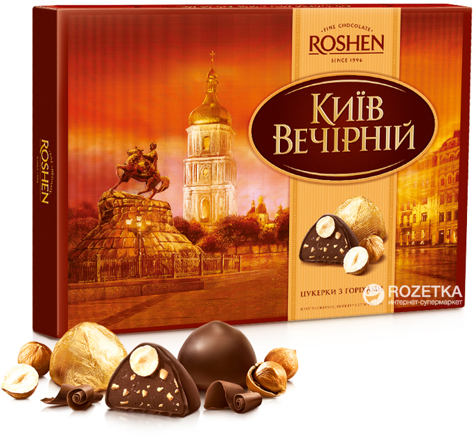 Конфеты Roshen Киев вечерний 232 г (4823077611025) – купить в Украине ...