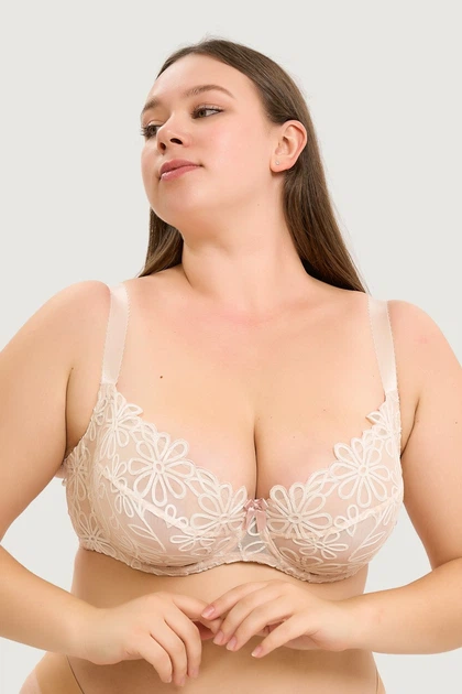Бюстгальтер с мягкой чашкой Orhideja 85E Бежевый (106684) – Брендовая одежда | ROZETKA