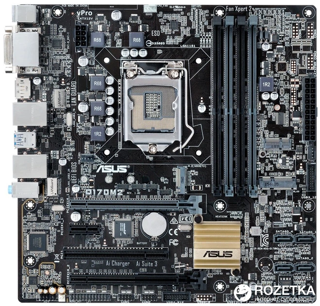 Материнская плата Asus Q170M2 (s1151, Intel Q170, PCI-Ex16) – фото ...