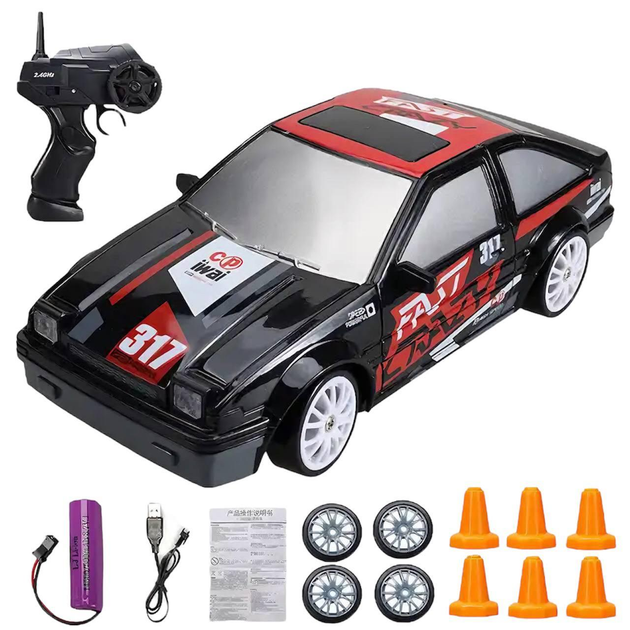 Игрушечная машинка Toyota Corolla AE86-1 для дрифта на радиоуправлении ...