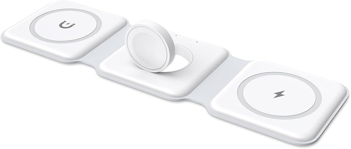 Станция магнитная зарядная alkaya MagSafe Wireless Charging Station 15W ...