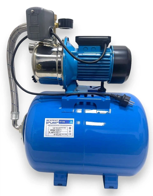 Насосна станція ЕР JS100/24 з нержавіючим корпусом для водопостачання, поливу 1,1 кВт ...