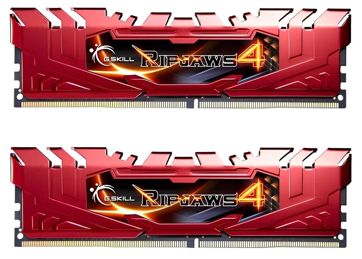 Оперативная память G Skill Ddr4 2400 16384mb Pc4 19200 Kit Of 2x8192 Ripjaws 4 F4 2400c15d
