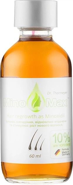 Лосьйон для відновлення і росту волосся MinoMax Hair Lotion 10% 60 мл ...