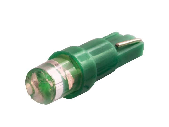 Світлодіодна авто лампа T5-1pc-увігнутий LED зелений 12V LEDUA – фото ...