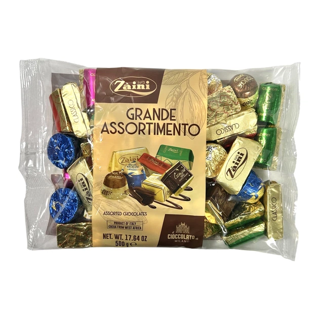 Конфеты шоколадные Zaini ассорти grande assortimento, 500 г – купить в ...