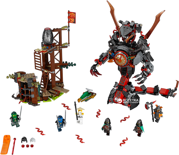 Конструктор LEGO NINJAGO Железные удары судьбы 704 детали (70626 ...